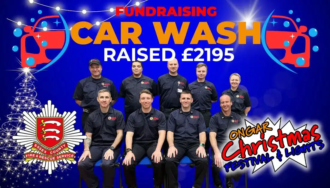 Ongar Fire Station Heroes Raise Over £2,000 in Spectacular Car Wash ...